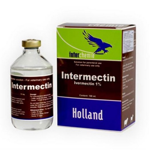 INTERMECTIN (IVERMECTINA) 1% , 100ML Glass | AQI